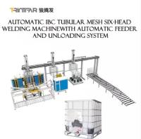 China An automatic production line for welding steel wires on the elbow molds of high-speed IBC ton containers for sale