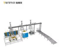 China IBC metal ton barrel transportation box frame fully automatic welding/bending machine/pipe bending machine/palletizing robot loading and unloading equipment, fully automatic welding system for sale