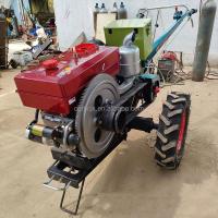 China Farm Walking Tractor 8hp 10hp 12hp 15hp 18hp 20hp 22hp 25hp 32hp with Towing Box Disc Plough for sale