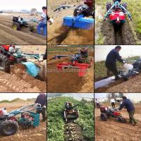 China Gear Drive 18hp Diesel Engines Walk Behind Mini Tractors for Multifunction Cultivator for sale