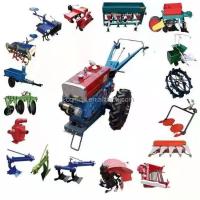 China Gear Drive 18hp Diesel Engines Walk Behind Mini Tractors for Multifunction Cultivator for sale