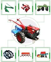 China Gear Drive Multifunction Mini Walking Tractor Baler Ideal for Farm Working Agriculture for sale