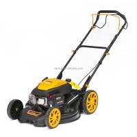 China 21 Inch Self-Propelled Gasoline Lawn Mower 190cc Petrol Grass Cutter for Garden Tools for sale
