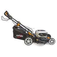 China Electric Cordless Self Propelled Battery Powered Lawn Mower With Grass Box 20inch Garden for sale