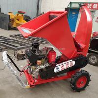 China Wood Chipper 178F Diesel Branch Shredder for Forestry Farms and Wood Pellet Mill for sale