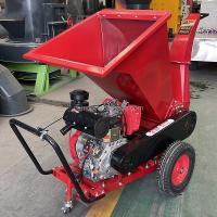 China Wood Chipper 178F Diesel Branch Shredder for Forestry Farms and Wood Pellet Mill for sale