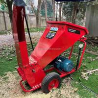 China 110KG Weight Electric Power Wood Crusher for Hand Push Mini Move in Fruit Farm Garden for sale