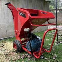China 110KG Weight Electric Power Wood Crusher for Hand Push Mini Move in Fruit Farm Garden for sale