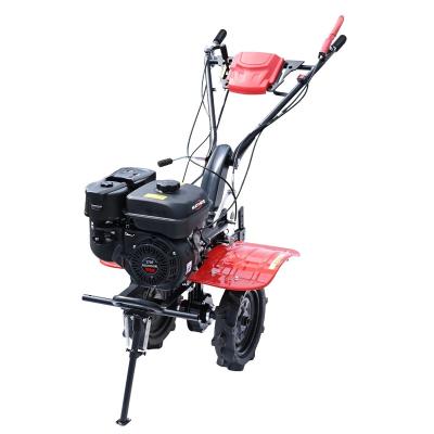 China Compact 7HP Gasoline Rotavator Walking Tractor Mini Power Tiller Cultivators for Home for sale