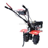 China Compact 7HP Gasoline Rotavator Walking Tractor Mini Power Tiller Cultivators for Home for sale