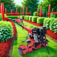 China 161x101x102CM 7Hp Farm Mini Land Cultivation Machine Walking Hand Tractor Cultivator for sale