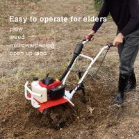 China Gasoline Power Tiller for Farms Weeding Ditching Soil Loosening Plowing Cultivators for sale
