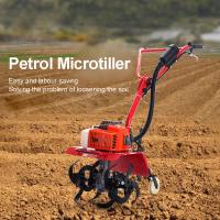 China Land Loosening Rototiller Gasoline Mini Power Tiller for Small Gardens and Farms for sale