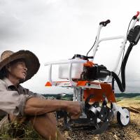China Land Loosening Rototiller Gasoline Mini Power Tiller for Small Gardens and Farms for sale