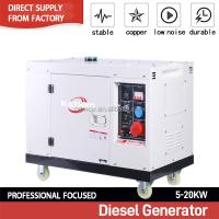 China 10kva Air Cooled 50Hz/60Hz Super Silent Diesel Generator 8kw 10kw Water Cooled 15kw 20kva for sale