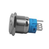 China 19mm Momentary Push Button Switch Waterproof IP66 5 Pin Terminal for sale