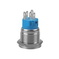 China 19mm Momentary Push Button Switch Waterproof IP66 5 Pin Terminal for sale