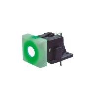 China 35V Illuminated Push Button Switch Bend Foot 90° Reset Side Key Switch With LED for sale