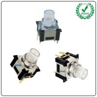 China Illunated tact Switch 13.35H Multi LED Color  Straight Insert  Press Switch for sale