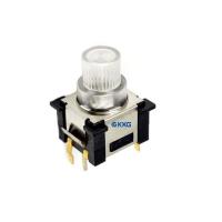 China Illunated tact Switch 13.35H Multi LED Color  Straight Insert  Press Switch for sale