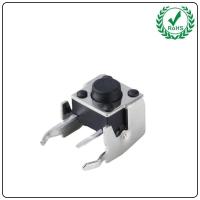 China Side Push Type 6x6 Right Angle Tact Switch With Metal Bracket for sale