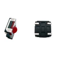 China Pack Foot 4 Pins SMD Tact Switch , Red Silicone Ball Button Tactile Switch for sale