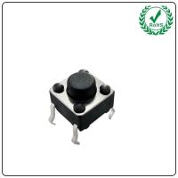 China 4 Pins 6x6 Copper Pin DIP Tact Switch High Temperature Resistance for sale
