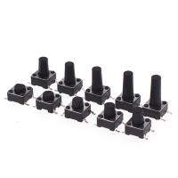 China 4 Pins 6x6 Copper Pin DIP Tact Switch High Temperature Resistance for sale