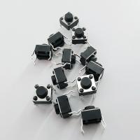 China 4 Pins 6x6 Copper Pin DIP Tact Switch High Temperature Resistance for sale