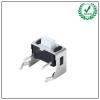 China 2Pins 3x6 Tact Switch With Bracket , Side Insert Or Horizontal Tactile Switch for sale