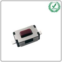 China Tact Switch 3*6*2.5/2.7/5.0H 2 Pins SMD Red Button Touch Switch for sale