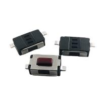China Tact Switch 3*6*2.5/2.7/5.0H 2 Pins SMD Red Button Touch Switch for sale