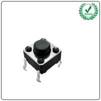 China 6*6 Tact Switch 4 Pin Copper Foot Copper Cover Vertical DIP Type For Remote Control for sale
