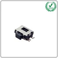 China Tact Switch 3*4*1.3 4 Pins SMD Side Press Small Turtle With Column for sale