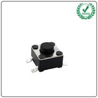 China 4.5x4.5 Patch Copper Foot 4 Pin Tactile Switch Vertical For Induction Cooker for sale