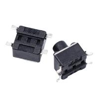 China 4.5x4.5 Patch Copper Foot 4 Pin Tactile Switch Vertical For Induction Cooker for sale