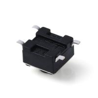 China Induction Cooker SMD Tact Switch Vertical 6x6 Copper Foot 4 Pins for sale