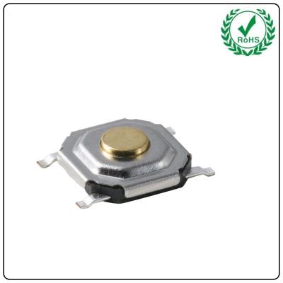 China Copper Head 4x4 4 Pin SMD Tact Switch Waterproof Dustproof Tap for sale