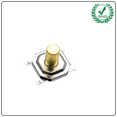 China 4x4 4 Pins Copper Head SMD Tact Switch Waterproof Dustproof Tap for sale