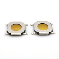 China Tact 5x5x0.8 Covered Film 5x5x1.0 Light Touch Switch Phosphor Copper Pin for sale