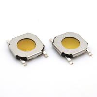 China Tact 5x5x0.8 Covered Film 5x5x1.0 Light Touch Switch Phosphor Copper Pin for sale