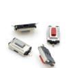China Stainless Steel 4 Pin DIP Tact Switch Through The Hole 6.2x6.2mm for sale
