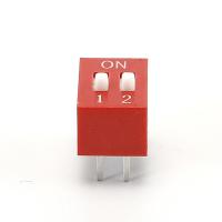 China 8 Position 1P 2P Waterproof Electronic Dip Switch Single Pole Single Throw 2.54 Pitch for sale