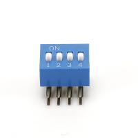 China Electronic Piano Type Waterproof Dip Switch 8 Position 3P Single Pole Single Throw for sale