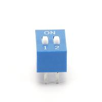 China 24VDC 8 Position Waterproof Dip Switch 2P Single Pole Single Throw 2.54 Pitch for sale