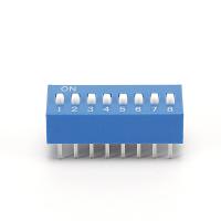 China 8P Waterproof Electronic Dip Switch 8 Position Single Pole Single Throw 2.54 Pitch for sale