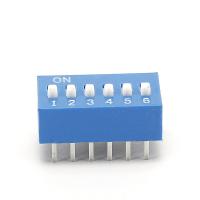 China Piano Type Waterproof Electronic Dip Switch 8 Position 6P Single Pole Single Throw for sale