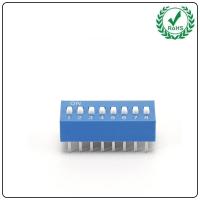 China Single Pole Single Throw Waterproof Electronic Dip Switch 8 Position 8P 2.54 Pitch for sale