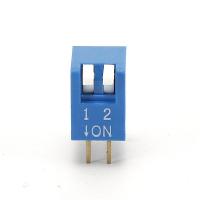 China DP Series SMT DIP Switch , Spst 2.54mm 2 Positon Piano DIP Switch for sale
