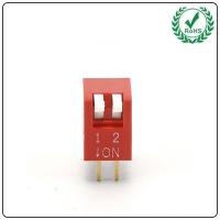China Spst 2.54mm 2 Positon Piano DIP Switch , DP Series SMT DIP Switch for sale